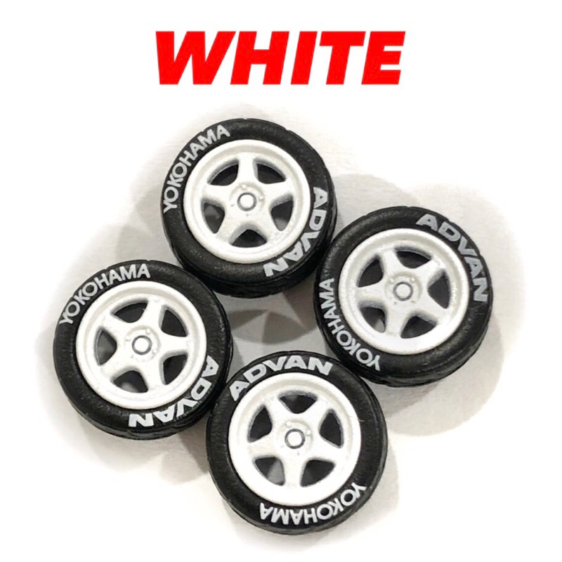 1: 64 Rubber Tires SW388 fit Hot Wheels toy cars models - 1 set ...