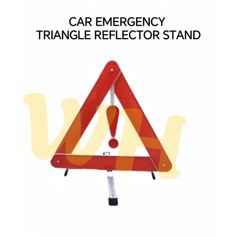 CAR EMERGENCY TRIANGLE REFLECTOR STAND (1PC) | Shopee Philippines