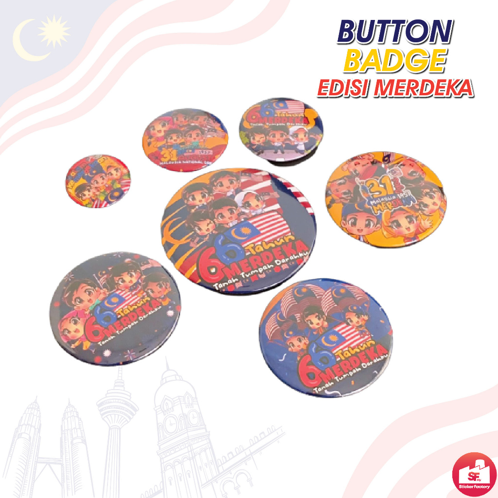 Button Badge Merdeka Kindergarten School Kanak Pin | Shopee Philippines