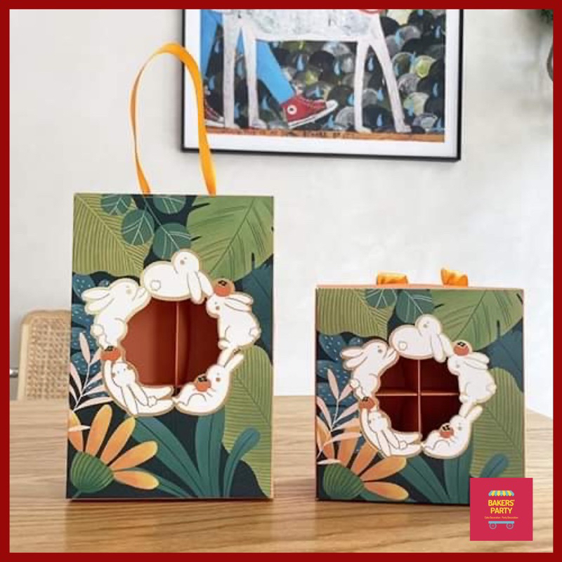 6pcs/4pcs Mooncake Box Mooncake Festival Box Mid-Storage Box Mooncake ...