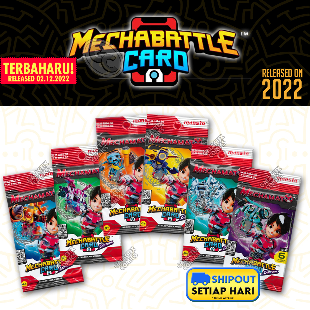 Mechamato Mechabattle Card Capture - Full Set based on Mechamato ...