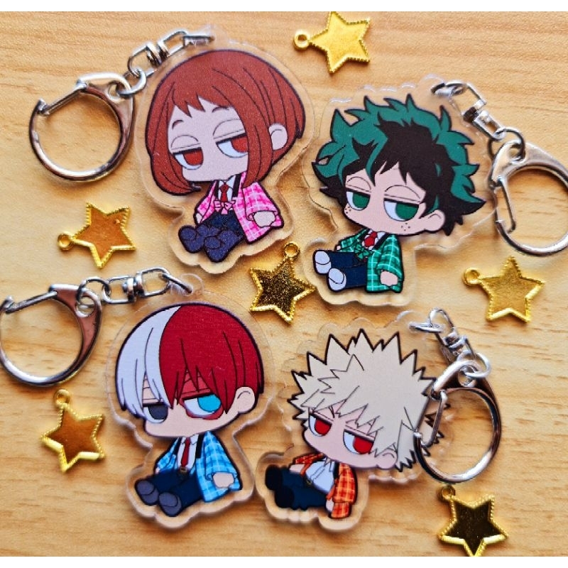 MY HERO ACADEMIA SET 1(KEYCHAIN) | Shopee Philippines
