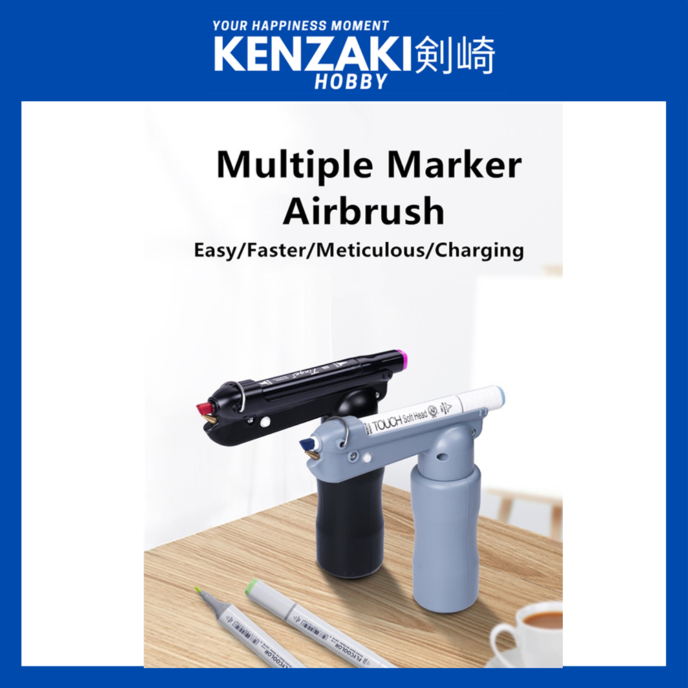 ART COLORS PAINTING USE GUNDAM USE RECHARGEABLE MARKER AIRBRUSH SET ...