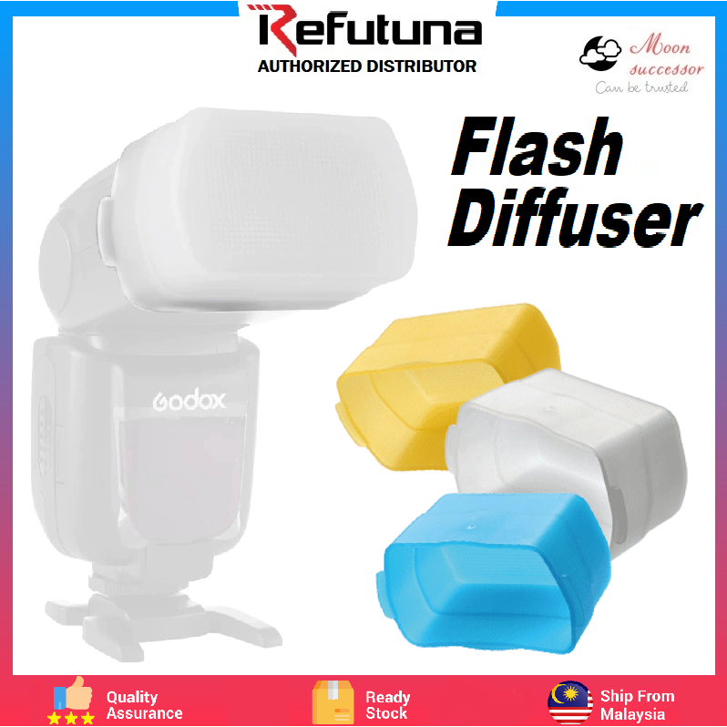 Refutuna Flash Diffuser Camera Flash Bounce Light Hard Diffuser Bounce Dome For Godox TT685 ...