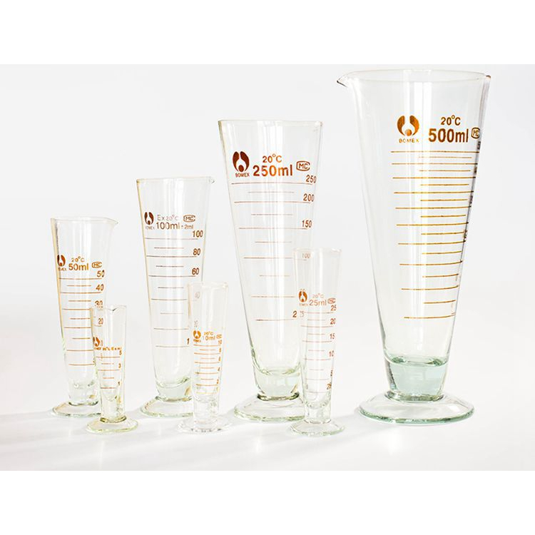 BOMEX Triangle Measuring Cylinder, Borosilicate Lab Glassware ... BOMEX Triangle Measuring Cylinder, Borosilicate Lab Glassware ...