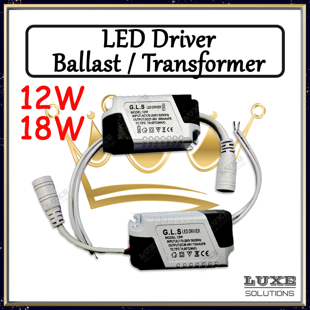 LED Driver 12W 18W Ballast Transformer | Shopee Philippines