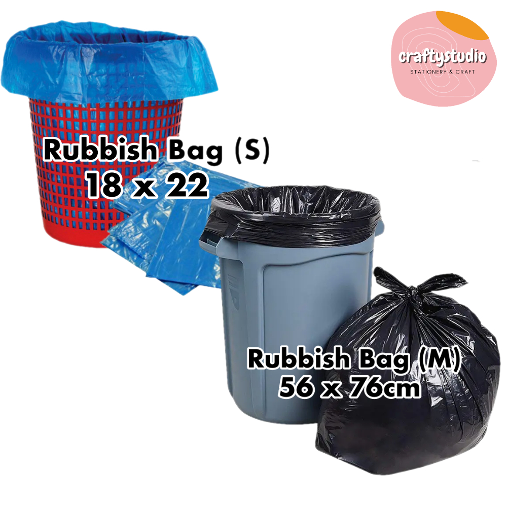 30pcs Heavy Duty Black Garbage Bags, Garbage Bags, Garbage Sacks ...