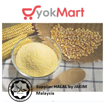 Halal 1kg CORNMEAL Corn Flour fine Ground Corn Meal Yellow Color 玉米面粉 ...