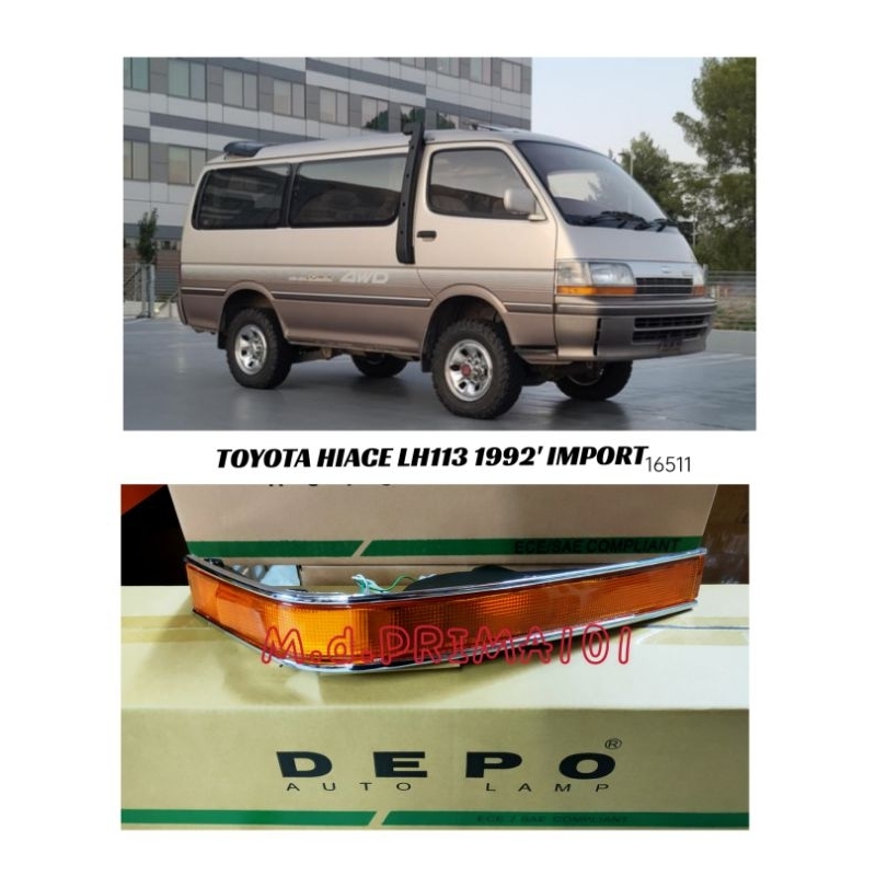 TOYOTA HIACE LH113 1992' FRONT BUMPER SIGNAL LIGHT LAMPU | Shopee Philippines