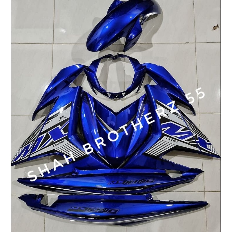 COVERSET Y15 V1/V2 BIRU MX KING CUSTOM | Shopee Philippines
