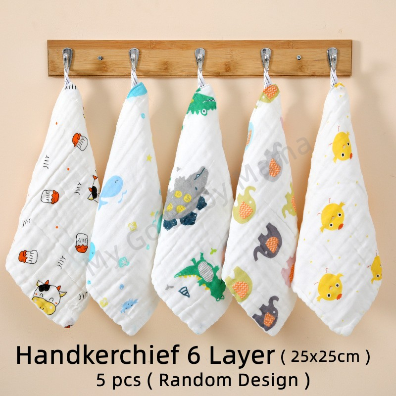 6 layers soft and delicate baby handkerchief high absorption hand bath ...
