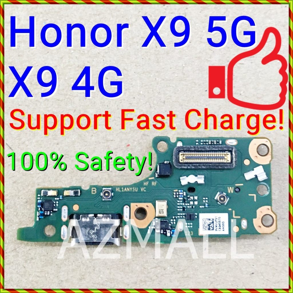 NEW SIM Slot Charging Port FULL IC Board MIC Ribbon Honor X9 5G /4G ...