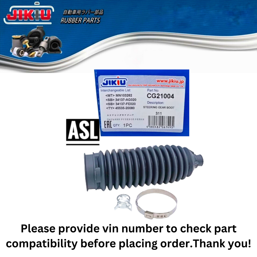 JIKIU Subaru Steering Rack Boot XV Forester Exiga Impreza WRX STI ...