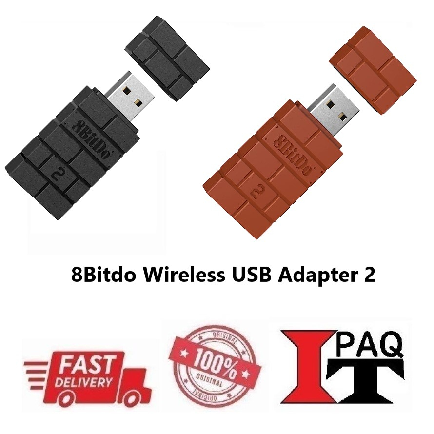 8Bitdo Wireless USB Adapter 2 (Compatible Xbox Series Controller, Xbox One Bluetooth, Switch Pro ...