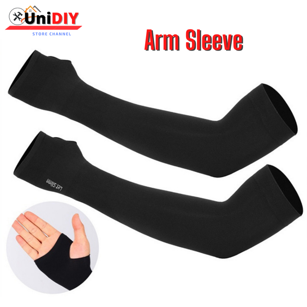 Let's Slim Cooling Arm Hand Sock Men Woman Sport Outdoor Hand Socks ...