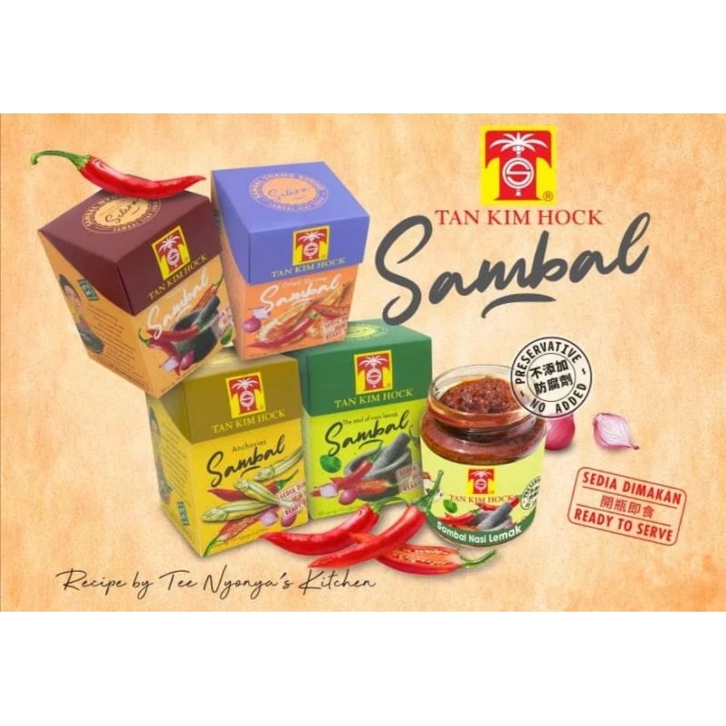 Tan Kim Hock Sambal Series 240g To Eat | Shopee Philippines