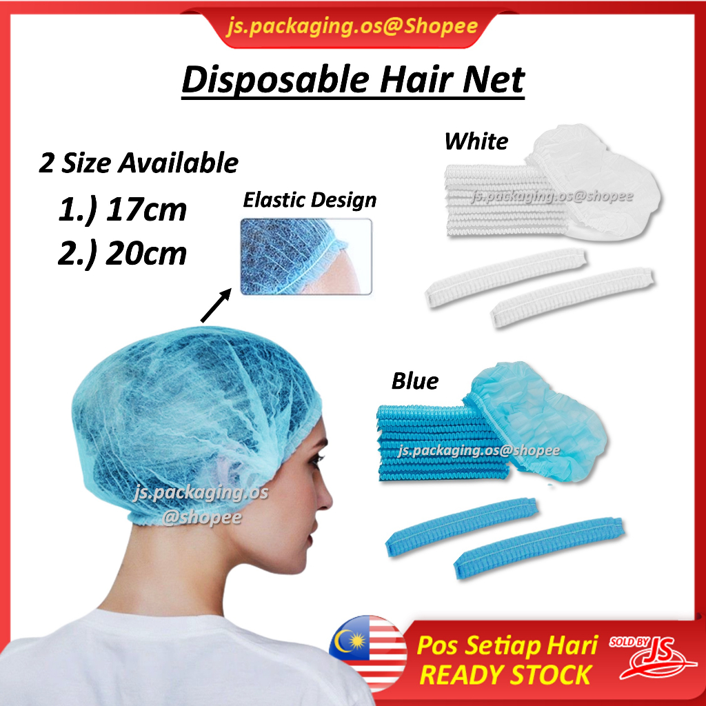 Disposable Non-woven Elastic 17cm/21cm Disposable Hair Net/Hair Cover ...