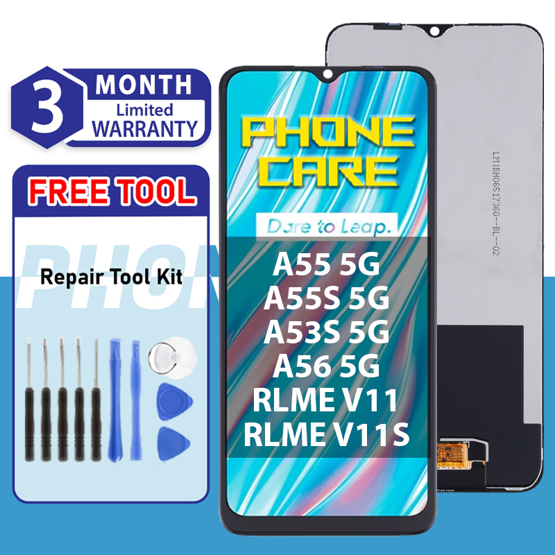 LCD Display Touch Screen Compatible For OPPO A55 5G A55S 5G A53S 5G A56 ...