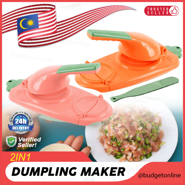 2in1 Dumpling Maker Curry Puff Skin Press Dough Presser Skin Wrapper ...