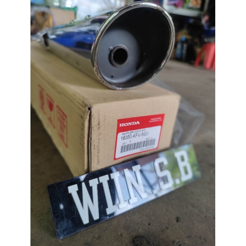 LELONG EXZOS 100 CLEAR HONDA EX5 DREAM CHOP KECIL MUFFLE | Shopee ...