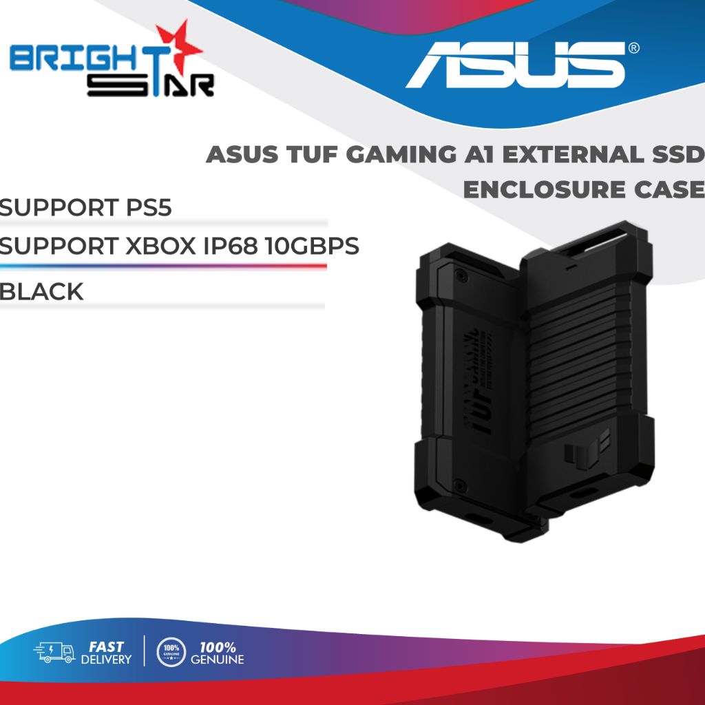 ASUS TUF Gaming A1 External SSD Enclosure Case - Black | Shopee Philippines