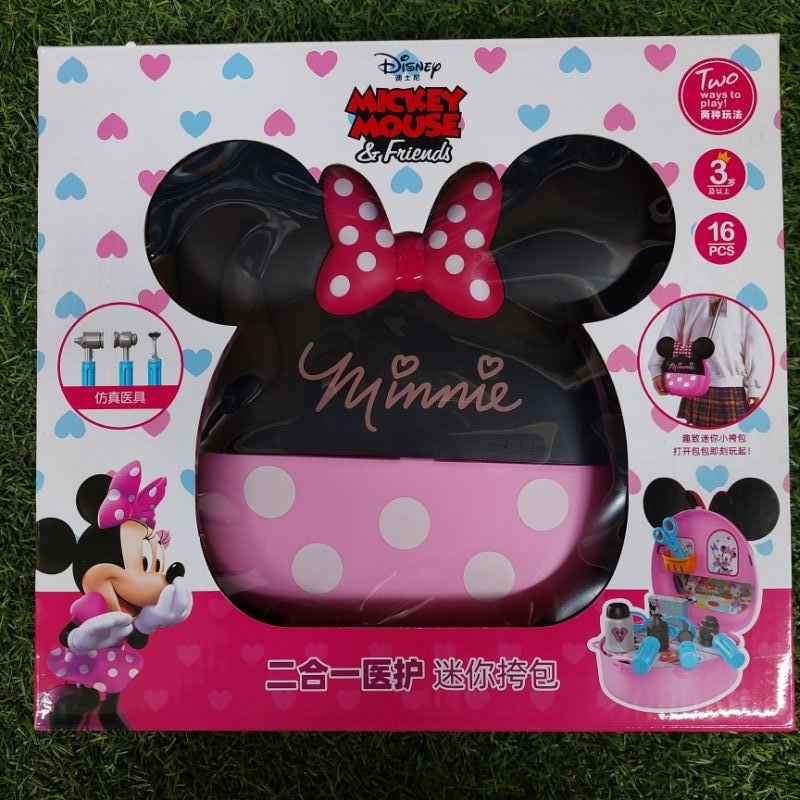 DISNEY 2 in 1 Medical Mini Satchel Pretend Play Set Mickey Mouse ...