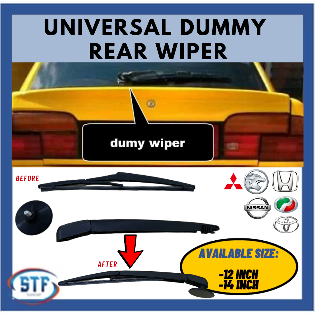 Universal Rear Window Dummy Fake Wiper 12" / 14' Size | Shopee Philippines
