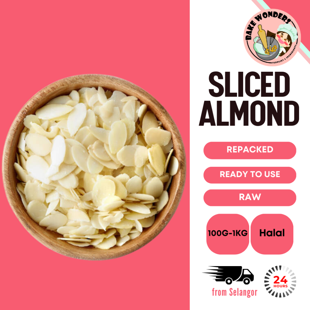 Almond Flakes/Almond Slice/Sliced Almond/Kepingan Badam/Badam Hiris/杏仁片 ...