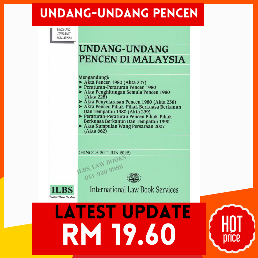 Pencen Law In [Contains Pencen Deed, 2000 Persaraan Money Collection ...