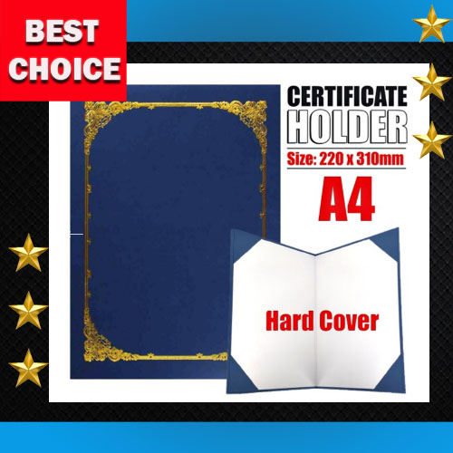 certificate holder/folder sijil/certificate folder/fail sijil holder a4 ...
