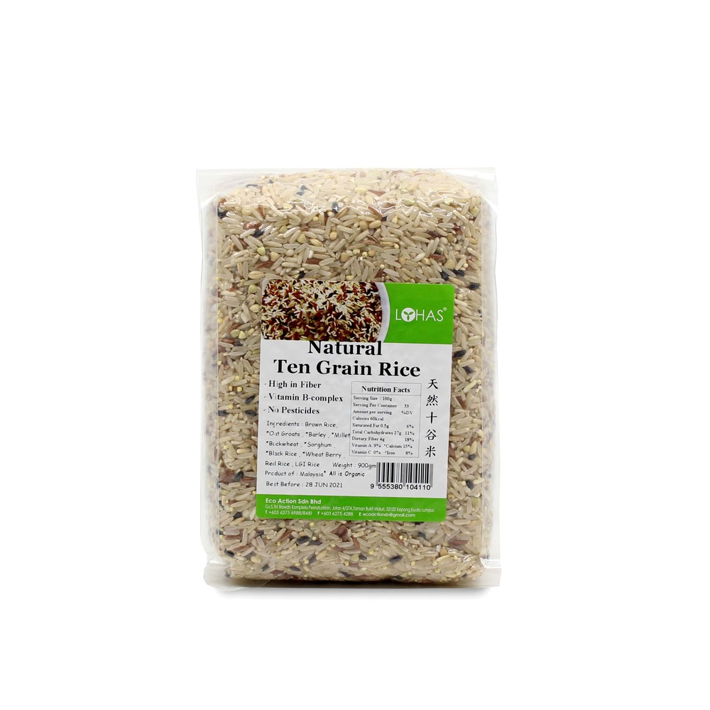 Lohas Natural Ten Grain Rice (900 g) | Shopee Philippines