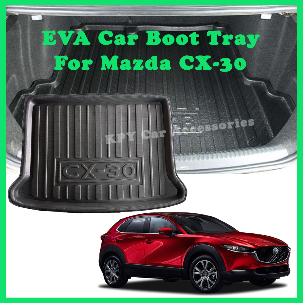 MAZDA CX30 EVA Copolymer Car Boot Tray Luggage Cargo Trunk Tray Dulang ...
