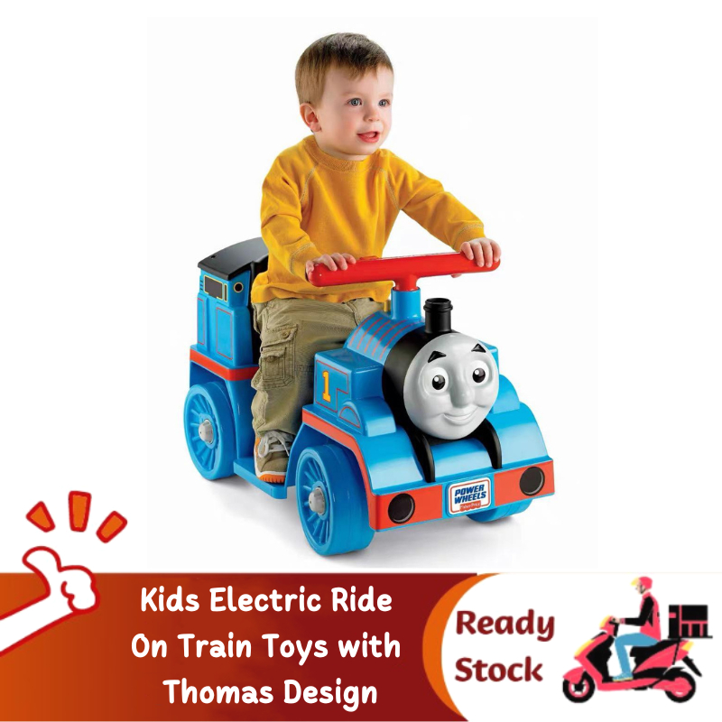 Kids Electric Ride On Train With Thomas Design Backseat Included Real ...