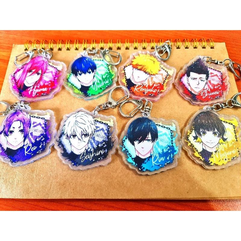 BLUE LOCK SET 6 (KEYCHAINS) | Shopee Philippines