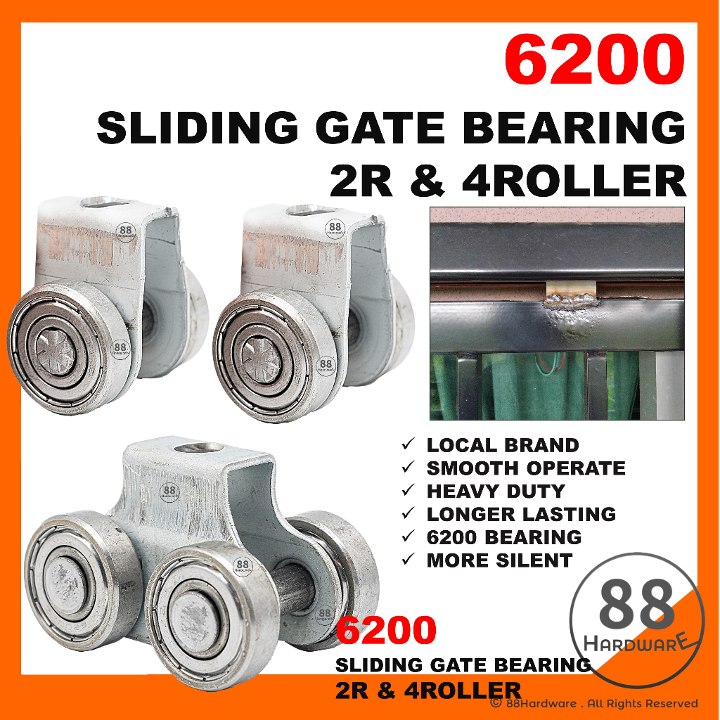 HEAVY DUTY sliding door roller / grill pintu rumah / roller sliding ...