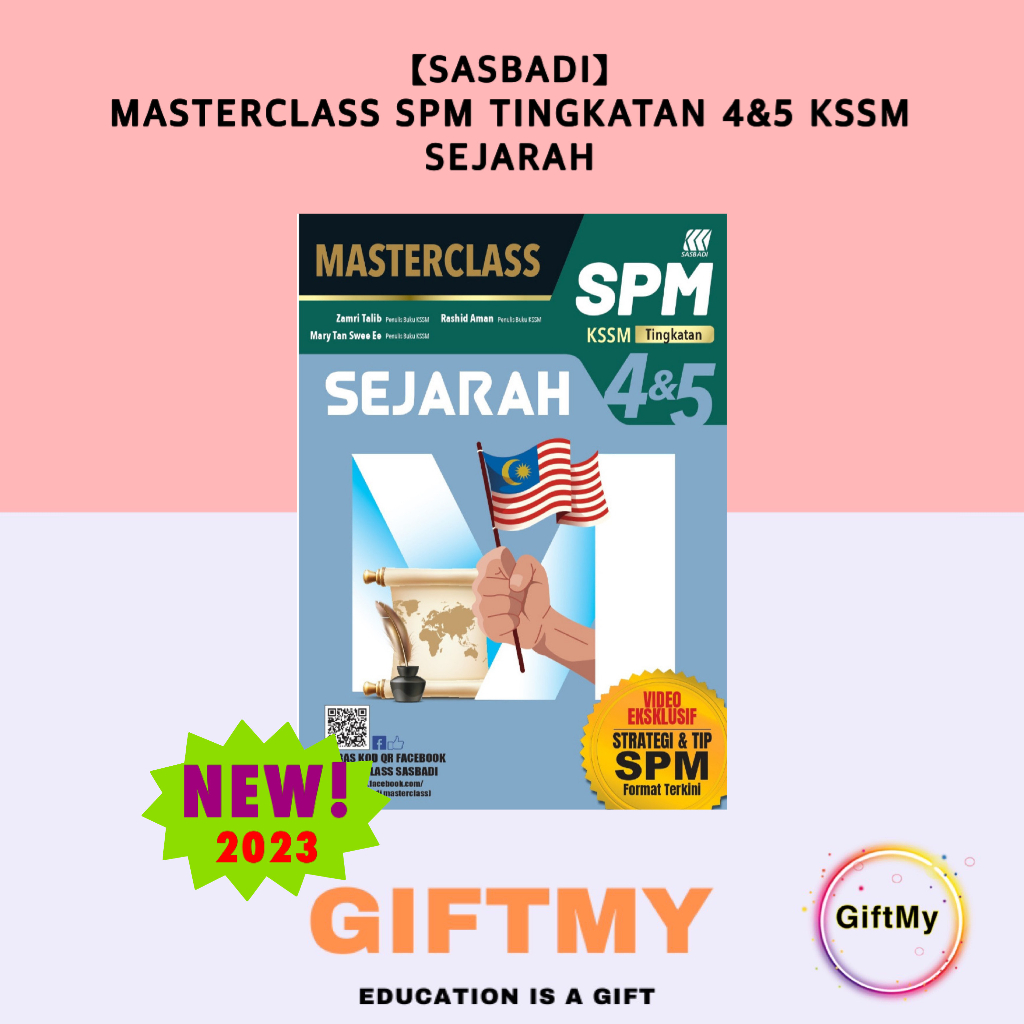 ENGLISH SPM History Form 4 & 5 KSSM 2023 - Reference / SPM Reference ...