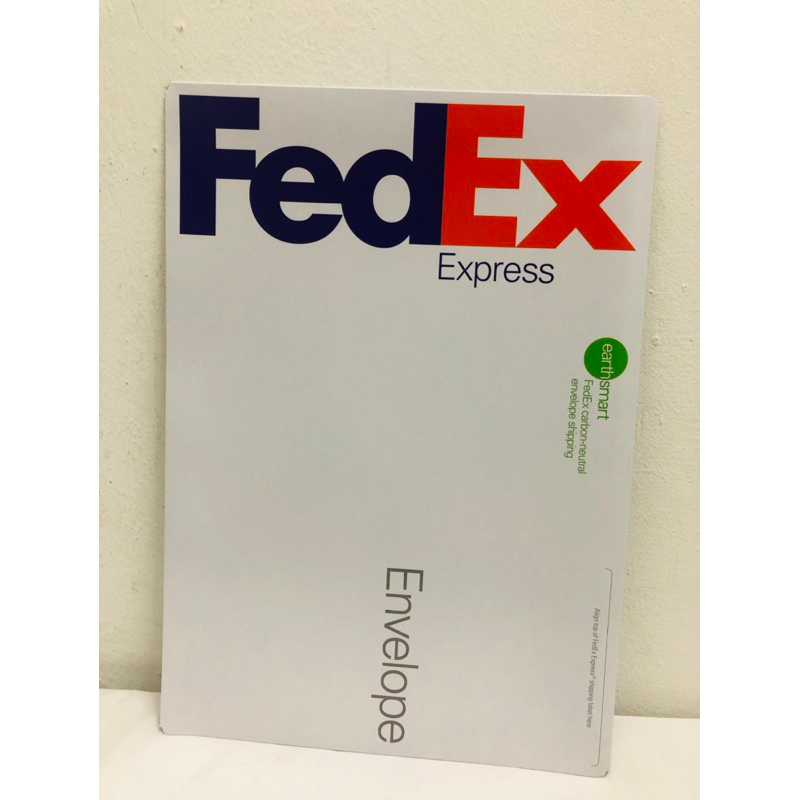 Fedex Cardboard Document Envelope A4 Size with Pocket | Shopee Philippines