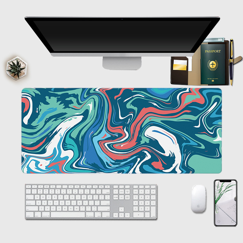 Personalized Large Mousepads 80x30cmx3mm/90x40cmx3mm Texture Desk Mats ...