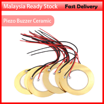 Piezo Buzzer Ceramic Element Diameter 12/15/18/20/27/35/50mm | Shopee ...