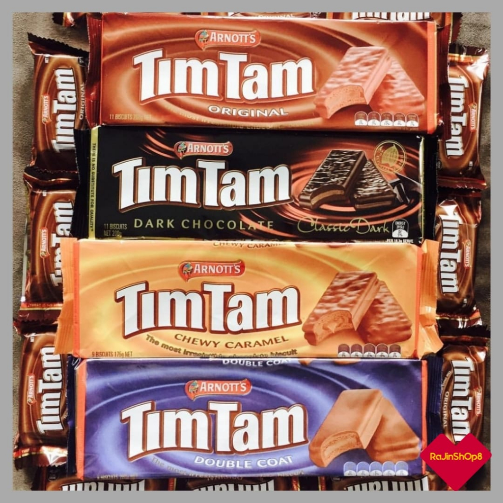 ARNOTT'S Chocolate Tim Tam 200g / Double Coat 200g / Classic Dark 200g ...