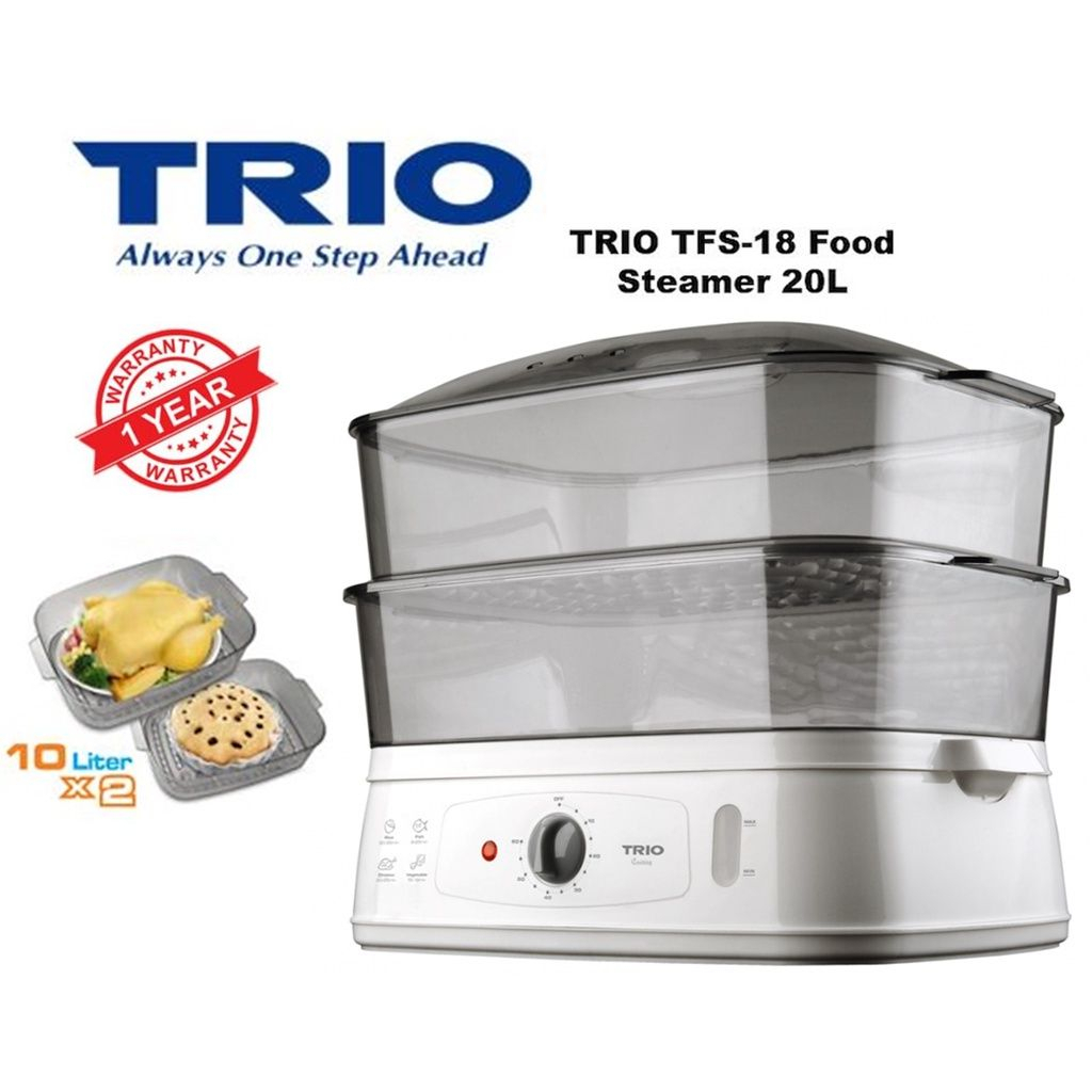 TRIO FOOD STEAMER TFS-18 (20L) | Shopee Philippines