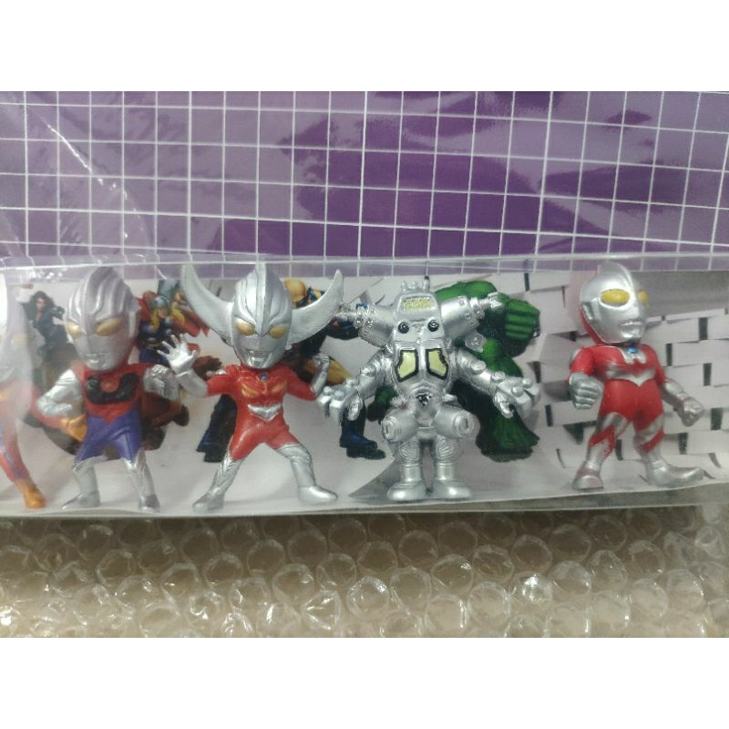 Ultraman figurines 8pcs per box small toy | Shopee Philippines