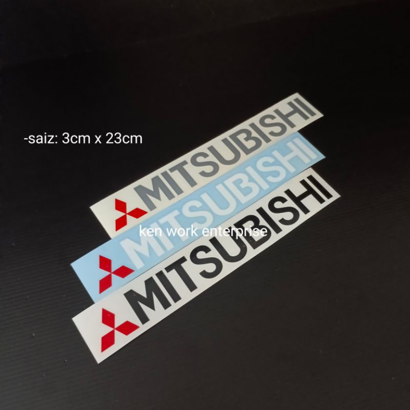 sticker Mitsubishi car sticker | Shopee Philippines