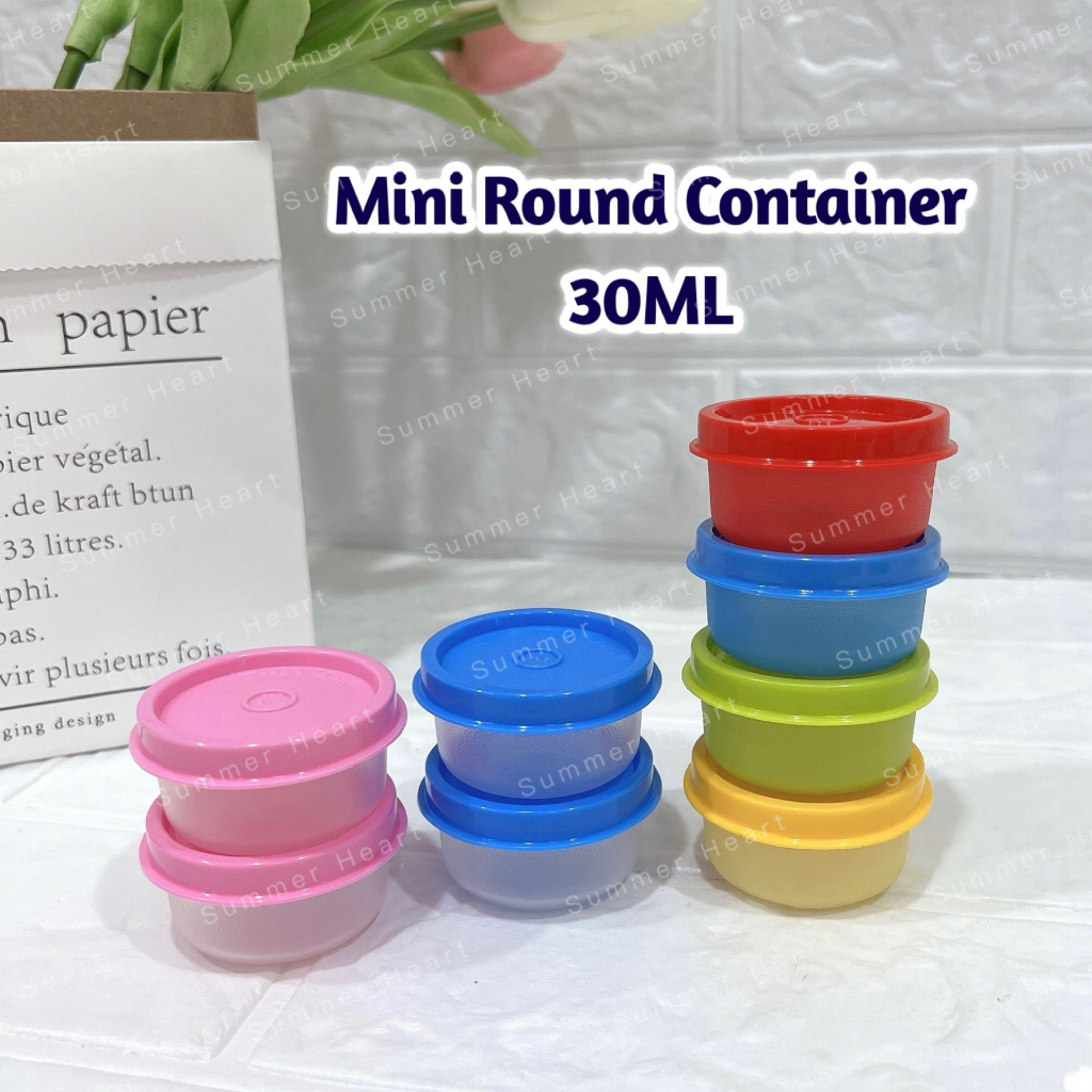 Tupperware Mini Round Container 30ml | Shopee Philippines