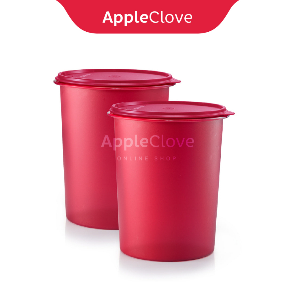 Tupperware Tall Canister 10L 8.6L Giant Canister Red Pink Purple Blue ...