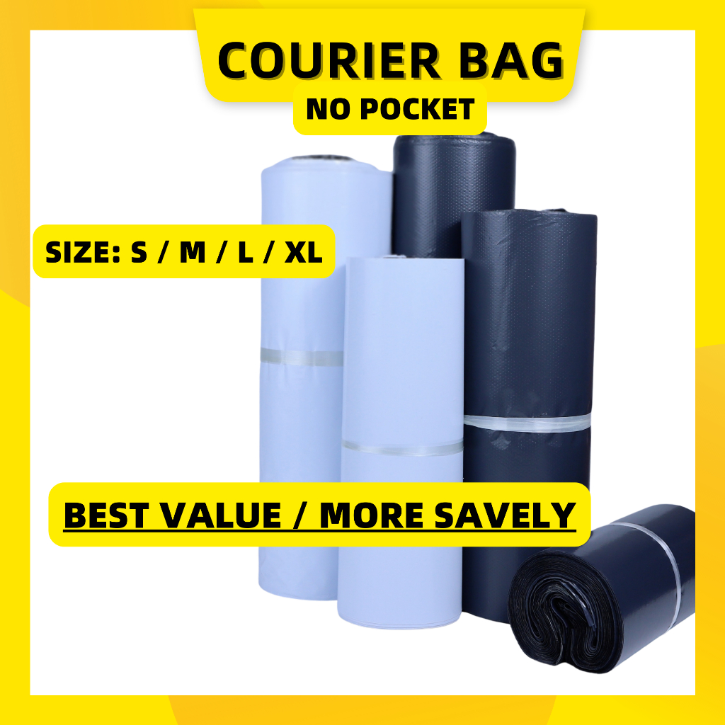 Courier Bag No Pocket Packaging Parcel Bag Packing Parcel Plastic Flyer ...