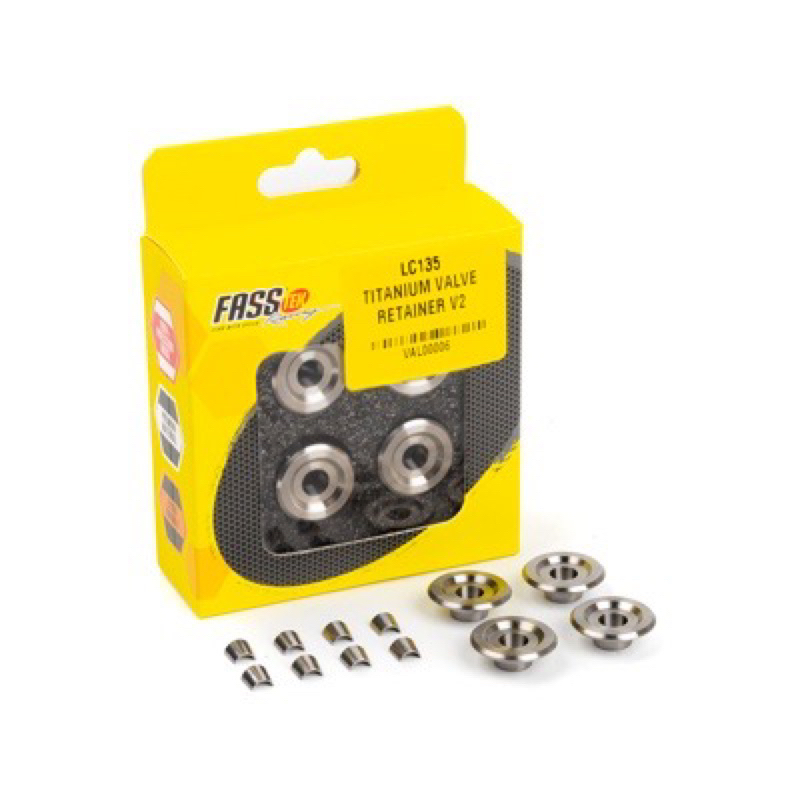 FASSTEK RACING TITANIUM VALVE SPRING RETAINER WITH KEY - YAMAHA LC135 ...