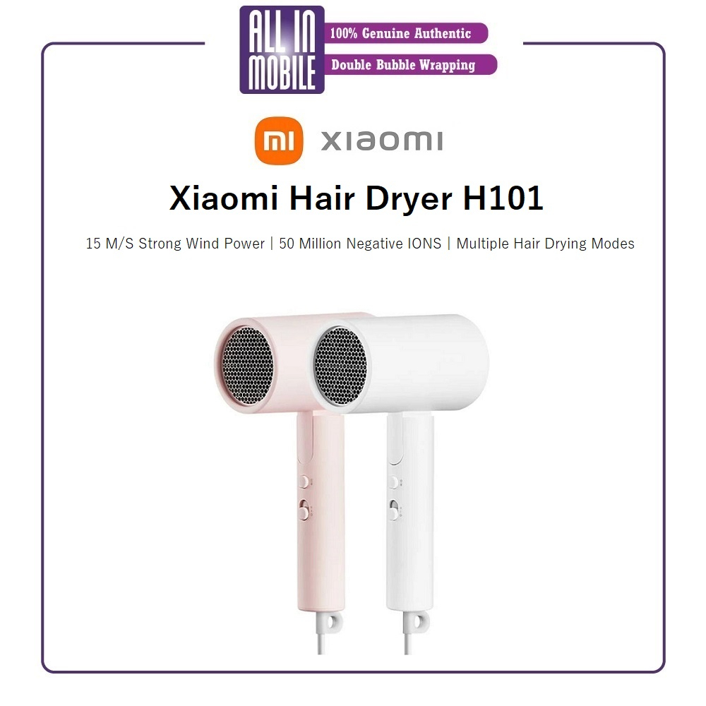 Xiaomi Compact Hair Dryer H101 Foldable Hair Dryer Negative Ions ...