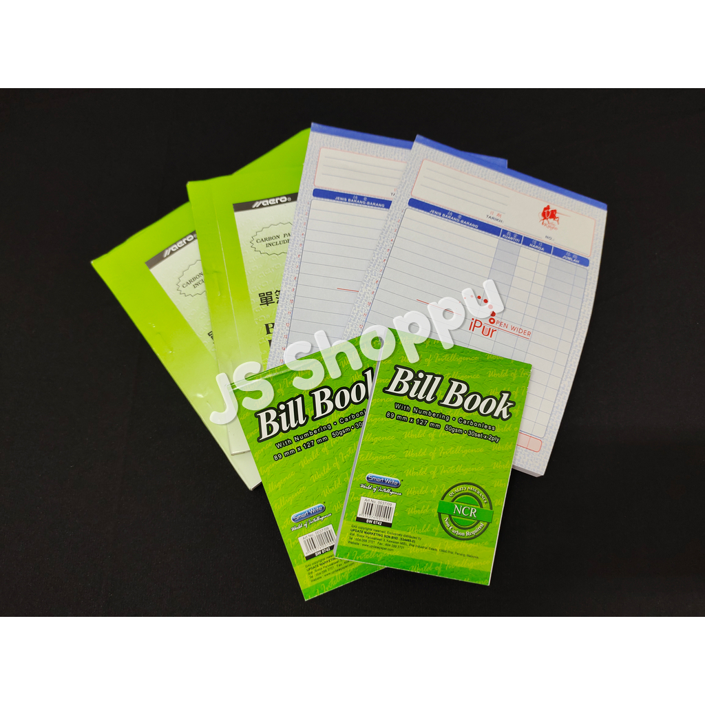 Cash Bill Book Aero / Buku Bill / Buku Cash / Receipt Book / Buku Resit ...