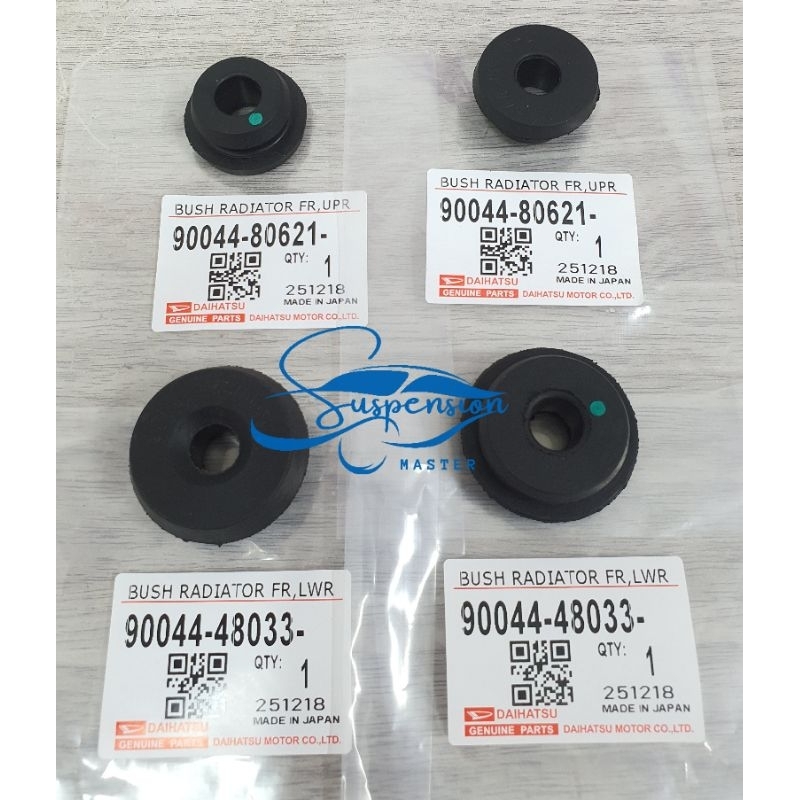 4 IN 1 SET -FRONT RADIATOR BUSH UPPER/LOWER - PERODUA KANCIL/MYVI/VIVA ...
